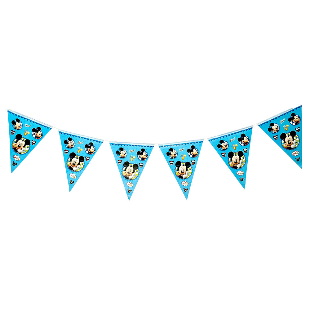 Mickey Mouse Theme Birthday Wall Banner | Birthday Wall Banners in Bulk ...