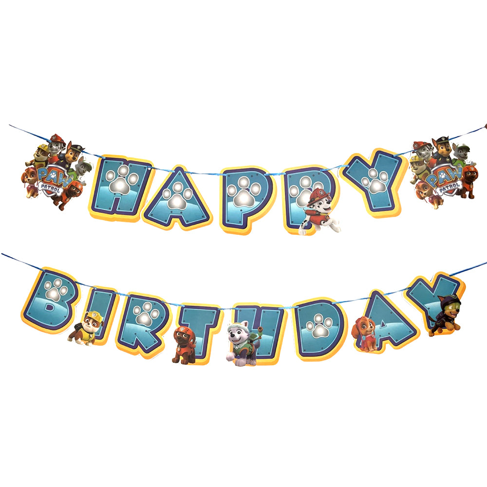 Paw Patrol Birthday Banner Paw Patrol Birthday Banner Happy Age