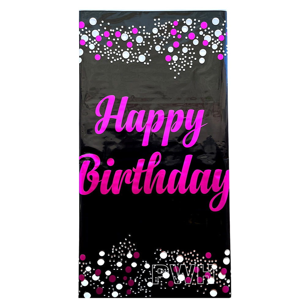 Polka Dots Theme Happy Birthday Table Cover – Party Wholesale Hub