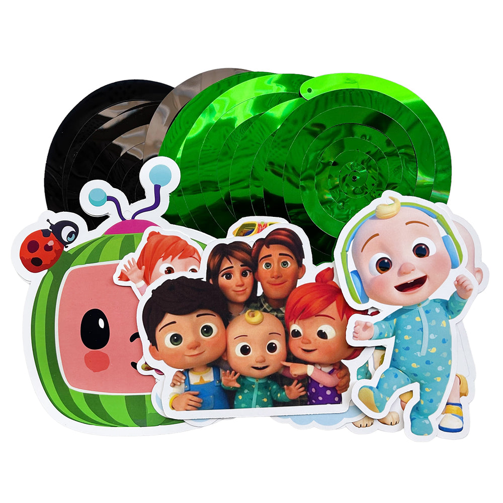 Coco Melon Swirls Decorations | Swirl Decorations in Bulk – Party ...