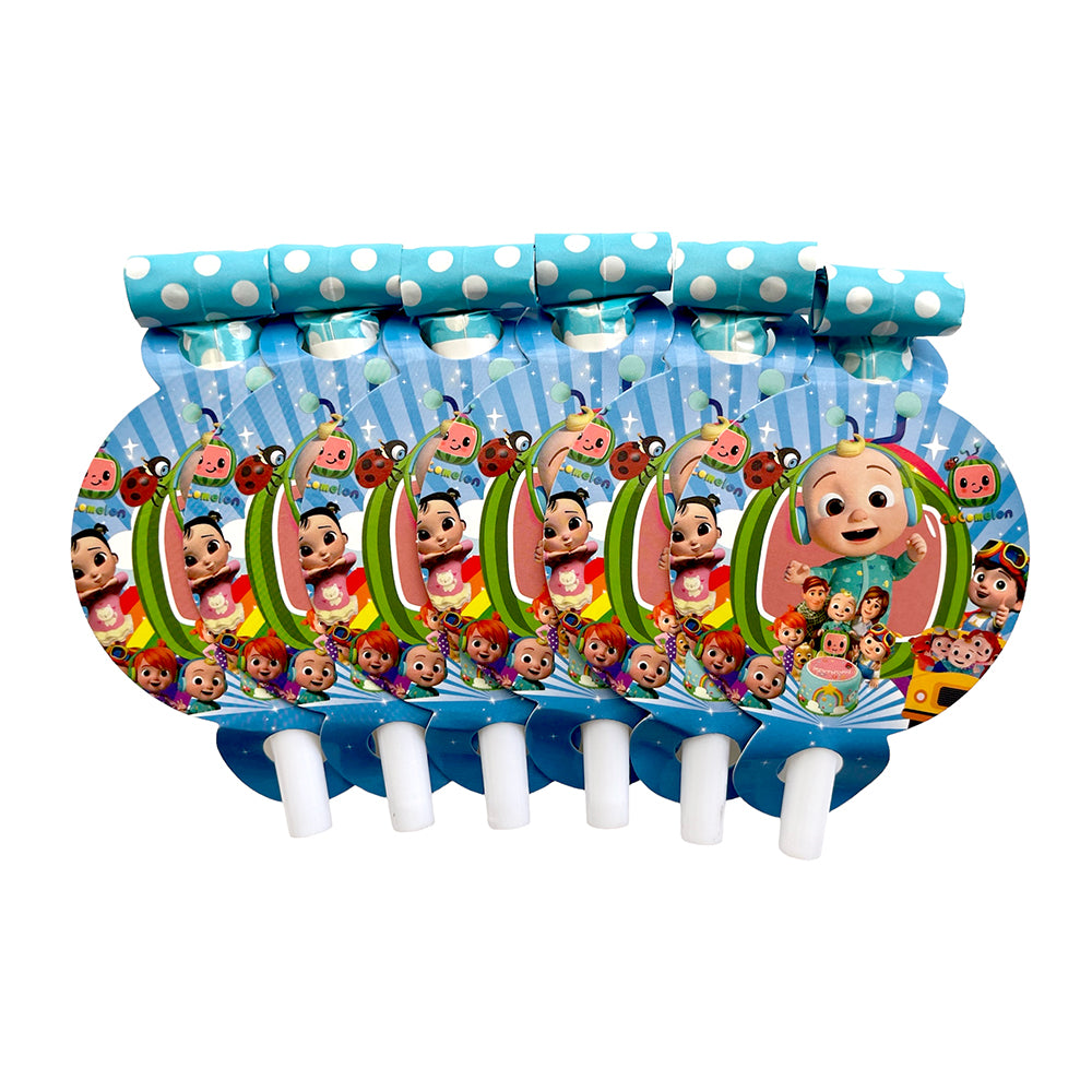 Coco Melon Theme Party Blowouts [6 Nos] | Birthday Blowouts in Bulk ...