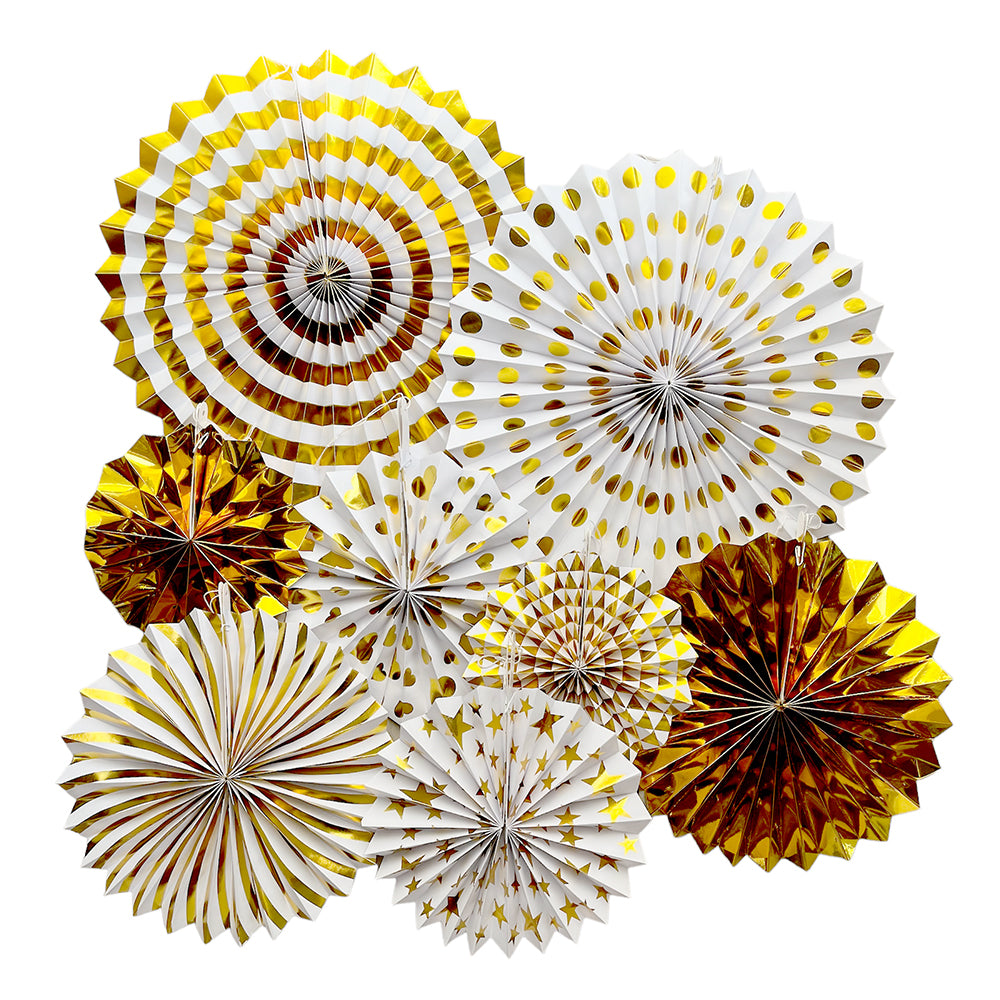Fiesta Party Hanging Fans Decoration Set | Decorative Paper Fans in ...