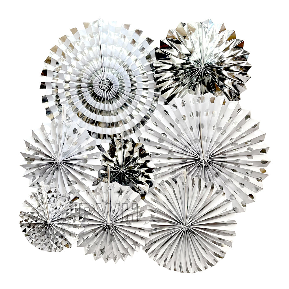 Fiesta Party Hanging Fans Decoration Set | Decorative Paper Fans in ...