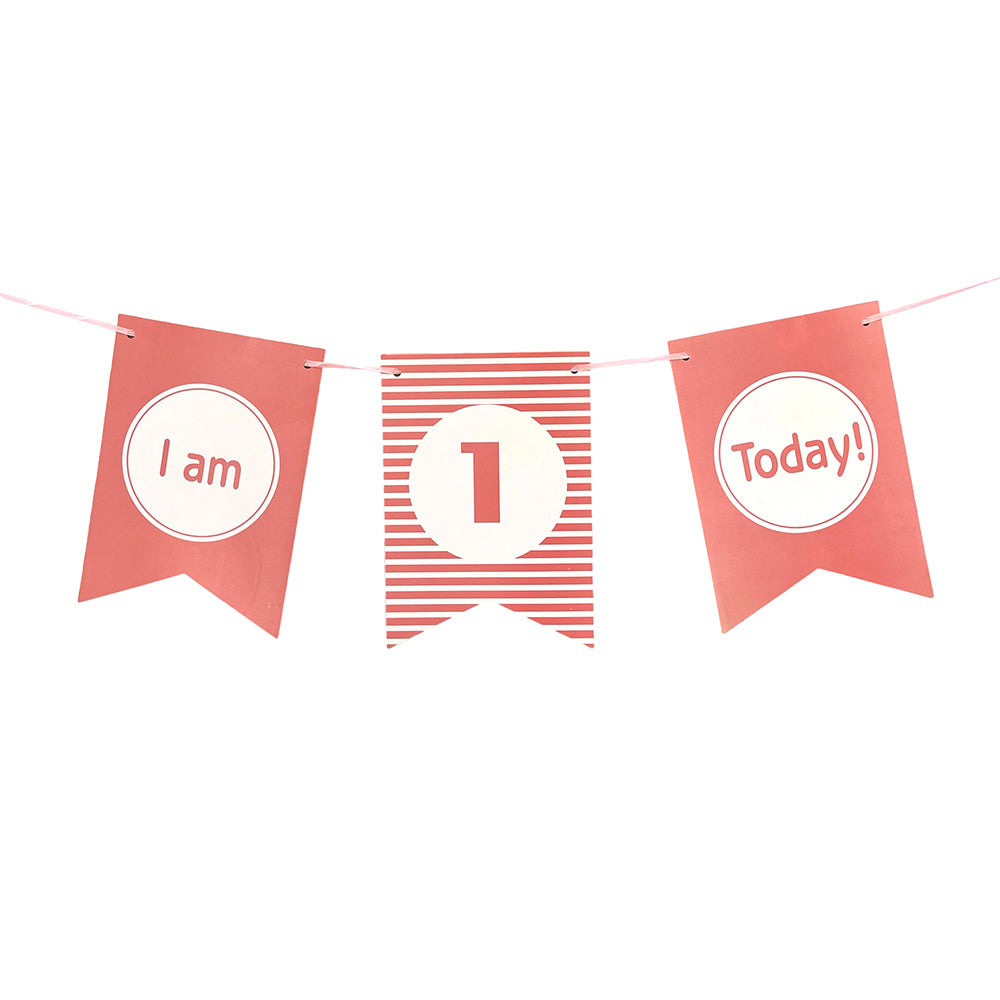 I Am One Today Wall Banner | First Birthday Party Supplies in Bulk ...