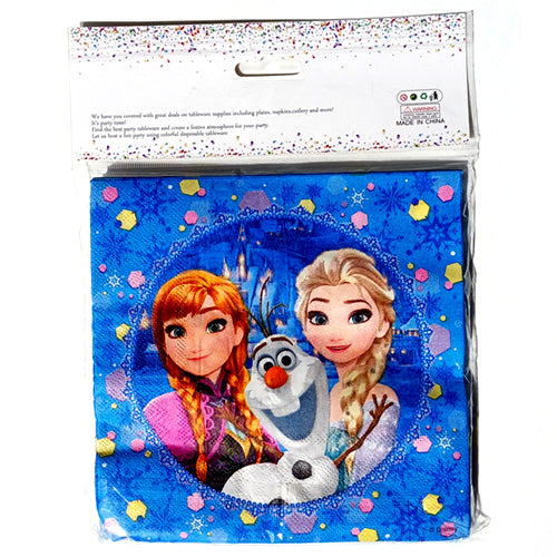 Frozen Theme Paper Napkins – Party Wholesale Hub
